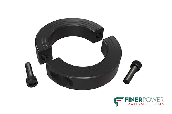 FSC-2SP Shaft Collar 2pc Split (Clamp Type) 2 Inch Steel Black Oxide C ...