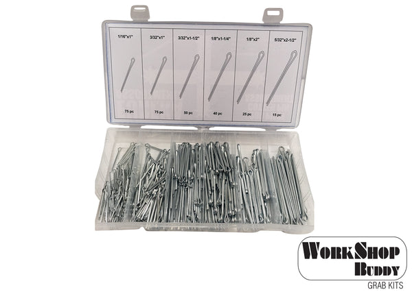 FD6007 Work Shop Buddy 144pc Large Cotter Pin Assortment – Queensland ...