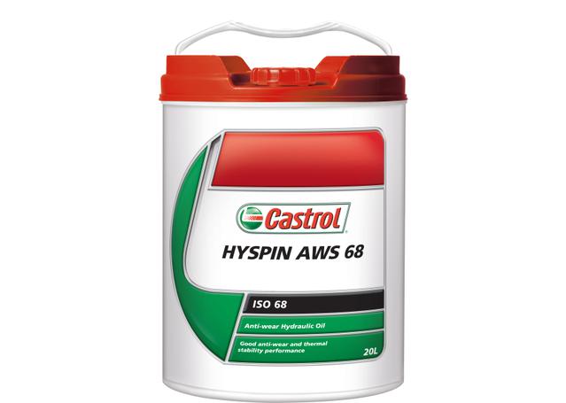 Castrol Hyspin Hydraulic Fluid ISO 68 AWS 20L – Queensland Bearings
